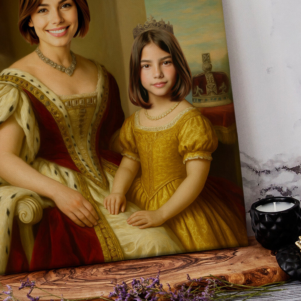 Mama s kráľovnou - Kráľovský portrét - MyGift.sk