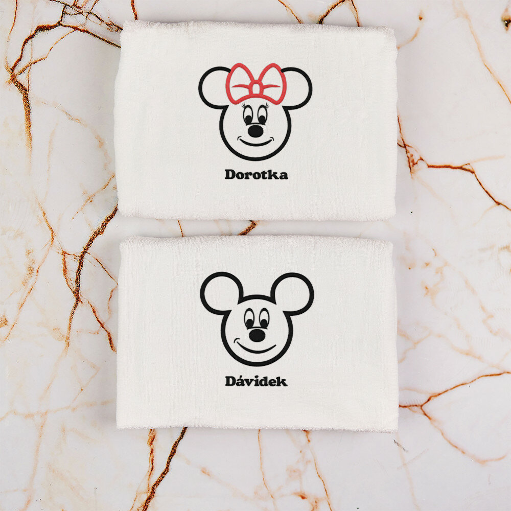 miki & mini mouse - Dva ručníky - MyGift.sk
