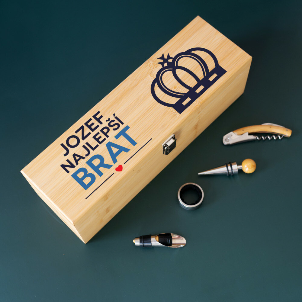 Najlepší brat - Box na víno - MyGift.sk