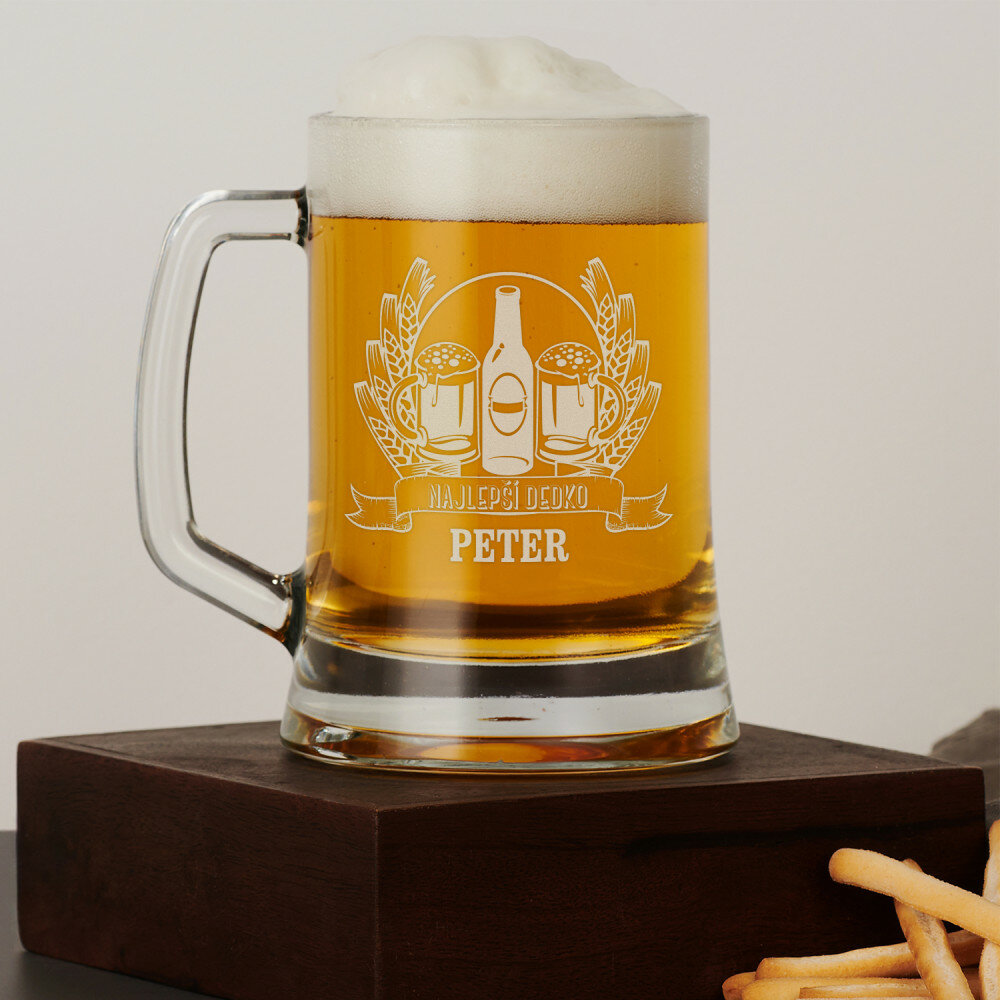 Najlepší dedko - Krýgl s gravírováním - MyGift.sk