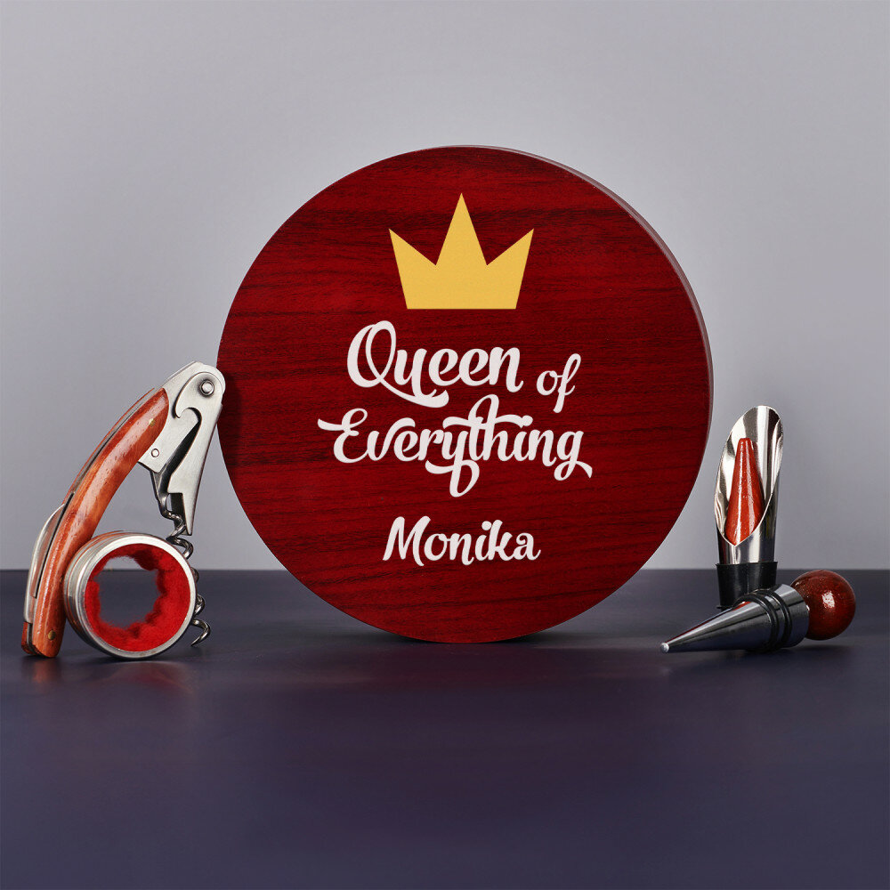 Queen of everything - Súprava na víno - MyGift.sk