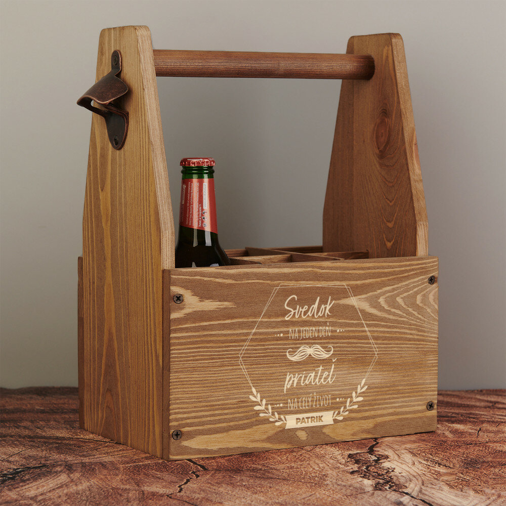 Svedok na jeden deň - Nosič na pivo s otváračom - MyGift.sk